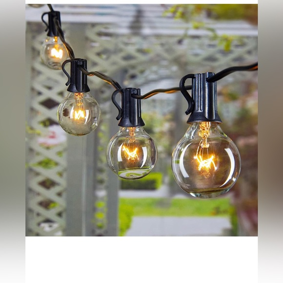 Accents | Brightown Outdoor String Light 10feet G40 Globe Patio Lights ...